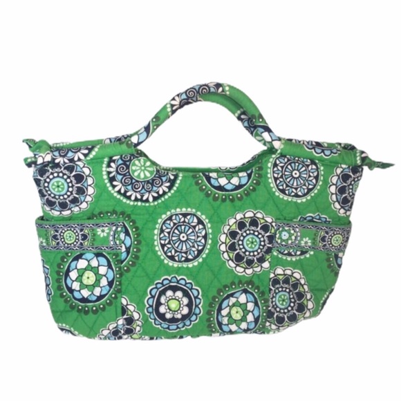 Vera Bradley | Bags | Vera Bradley Cupcakes Green Gabby Hand Bag | Poshmark